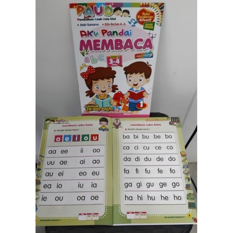 Jual BUKU AKU PANDAI MEMBACA (SJ) - FULL COLOUR - BUKU PAUD-PG-TK ...
