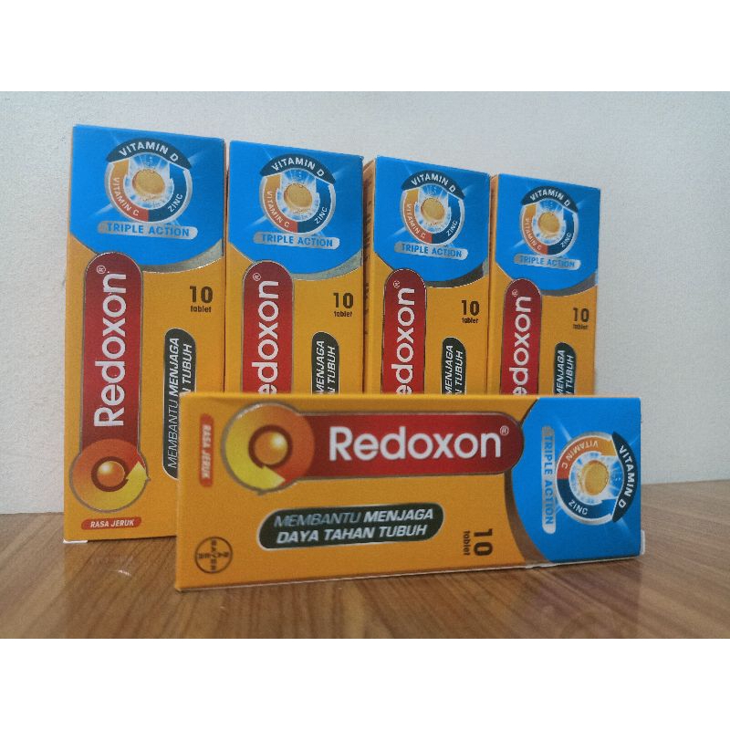 Jual Redoxon Triple Action 10 Tablets | Shopee Indonesia