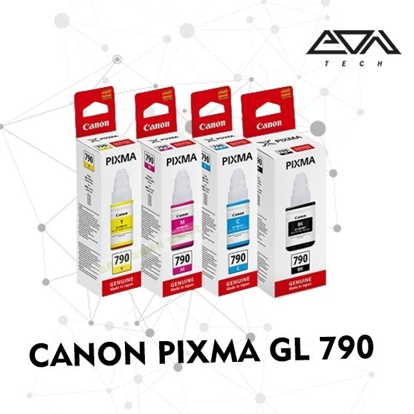 Jual Tinta Printer CANON PIXMA GL790/GL 790 Ori (Black/Cyan/Magenta ...