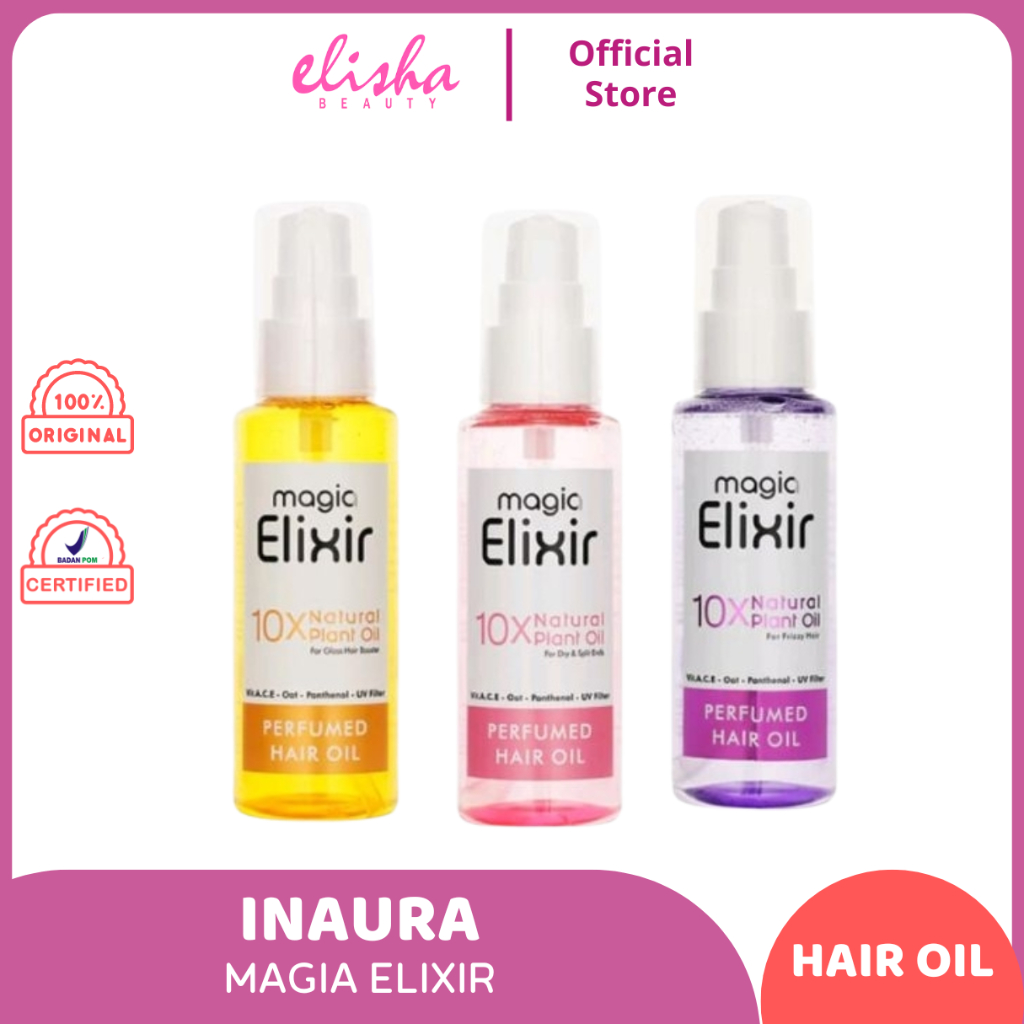 Jual INAURA MAGIA ELIXIR PERFUMED HAIR OIL 100ML | Shopee Indonesia