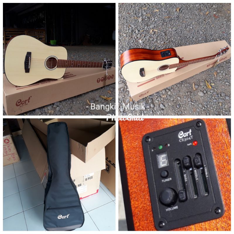 Jual CORT AD MINI E OP GITAR AKUSTIK ELEKTRIK CORT 3/4 ORIGINAL ...
