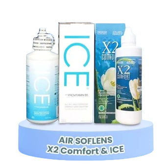 Jual X2 Comfort Extra / ICE - Pembersih Softlens Cairan Air Lensa ...