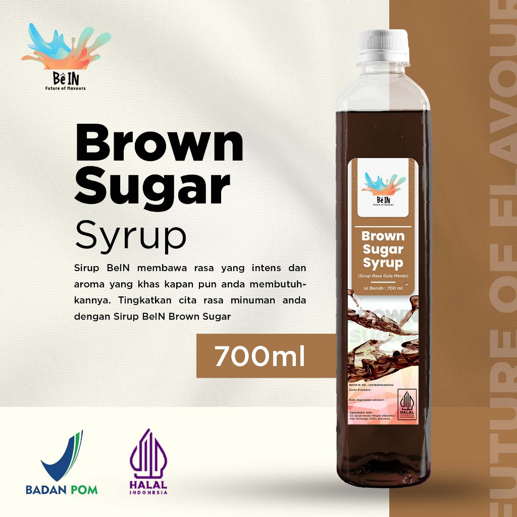 Jual BeIn Brown Sugar Syrup - Sirup Gula Merah 700ml | Shopee Indonesia