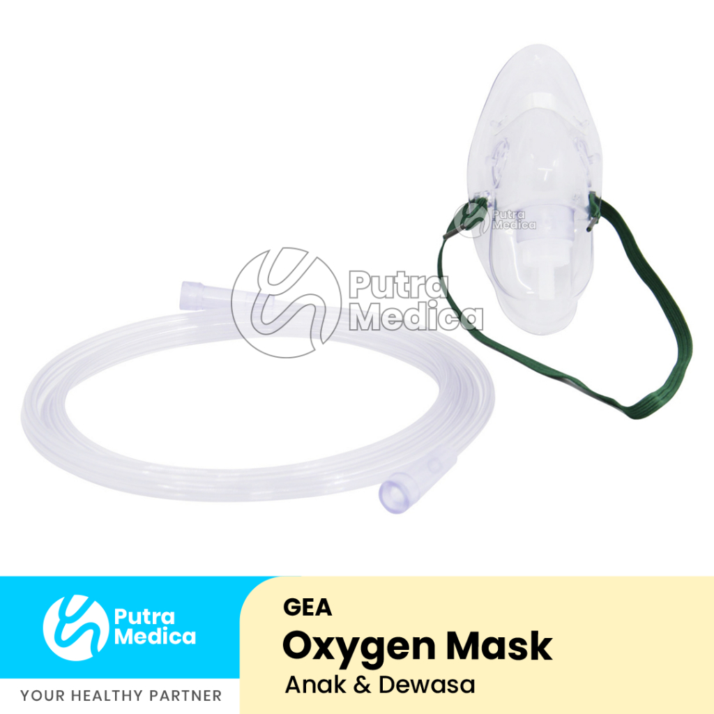 Jual Gea Masker Oksigen Size M / Oxygen Mask / Sungkup O2 | Shopee ...