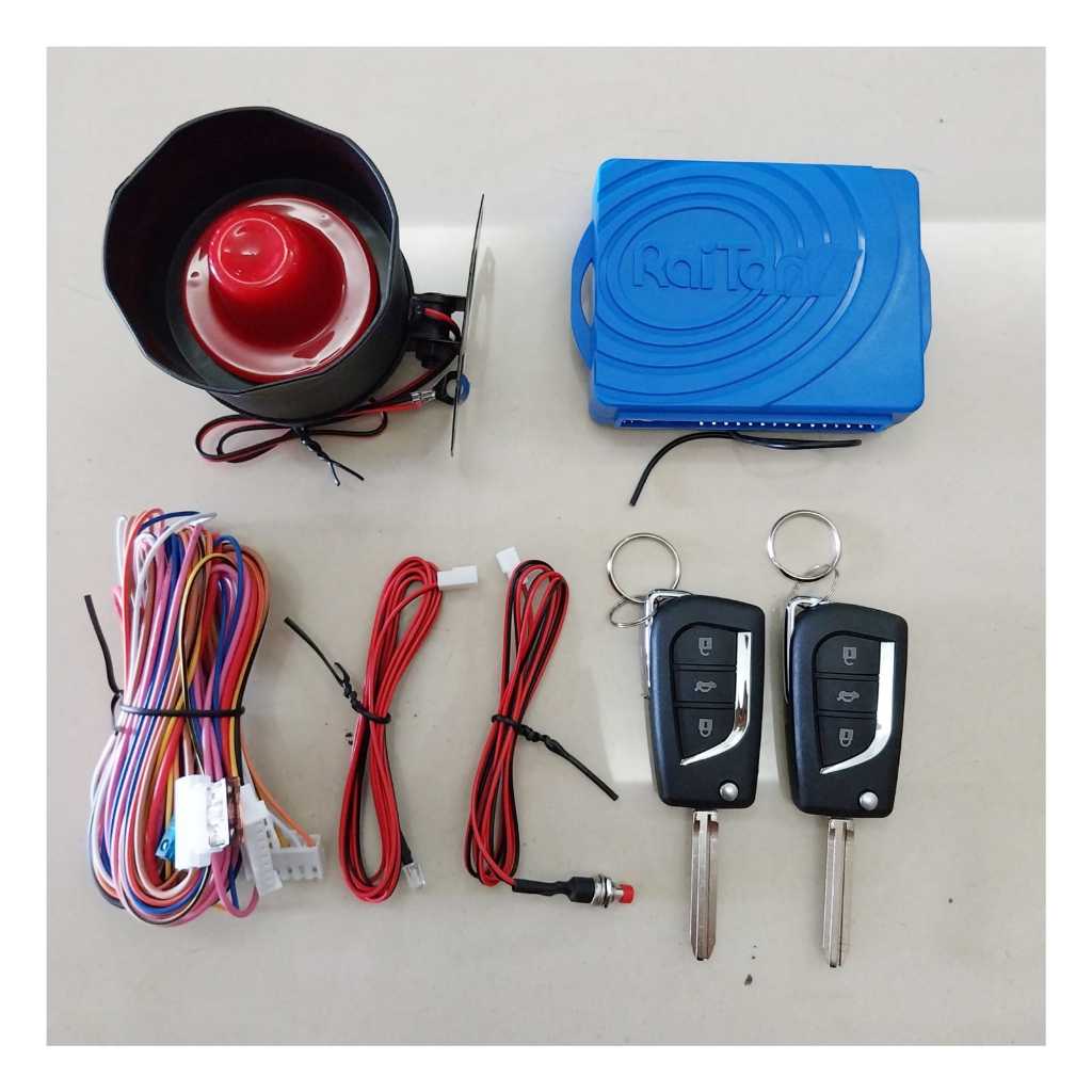 Jual Alarm mobil RAITON BS18 kunci lipat | Shopee Indonesia