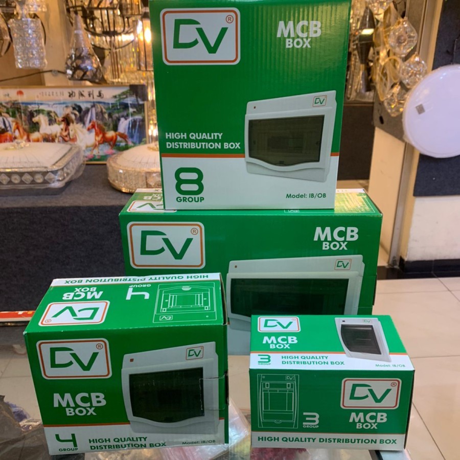 Jual DV Box MCB 3 / 4 / 8 / 12 Group Inbow Outbow Grup IB OB Lampu GOOD ...