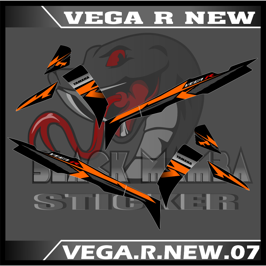 Jual Sticker Striping VEGA R NEW Decal Stiker list variasi yamaha VEGA ...