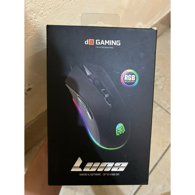 Jual Mouse Gaming Digital Alliance Luna Black | Shopee Indonesia