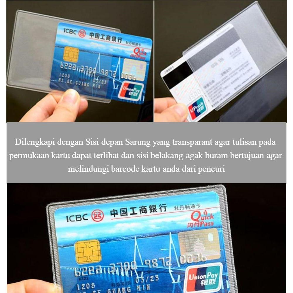 Jual Mika Plastik Pelindung Kartu ATM / KTP / SIM / Id Card Name Tag ...