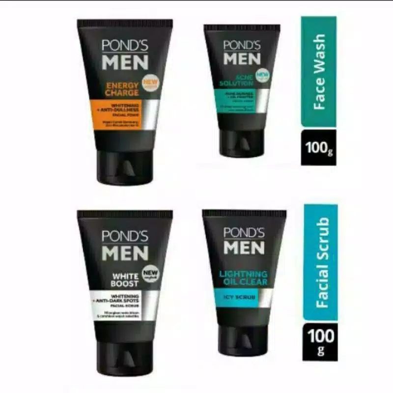 Jual Ponds Men Facial foam 100ml & 50ml | Shopee Indonesia