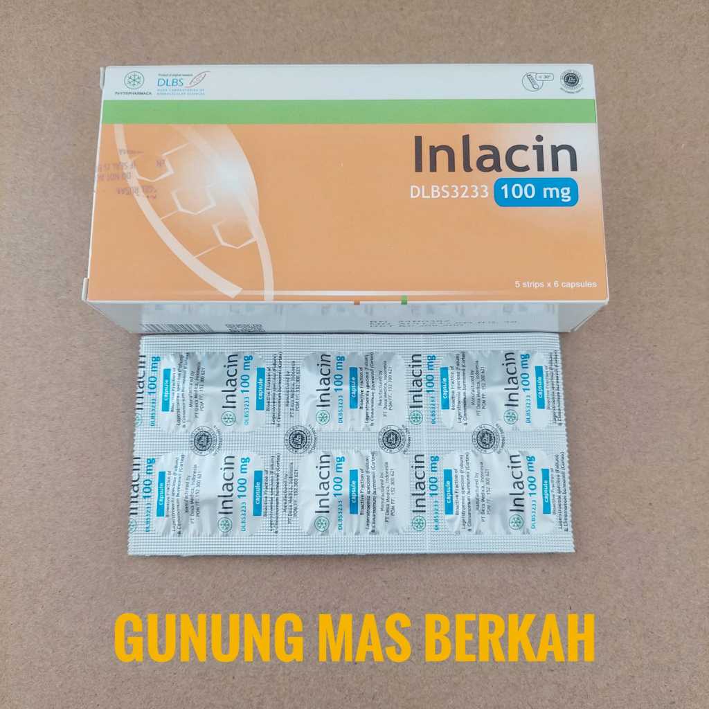 Jual INLACIN inlasin Inlacin 100mg Tablet - Membantu menurunkan kadar ...