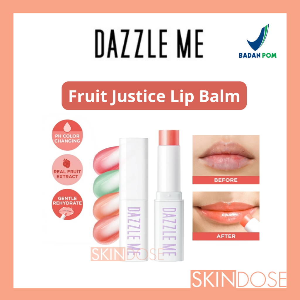 Jual DAZZLE ME Fruit Justice Lip Balm | Moisturizing Vitamin E Baby ...