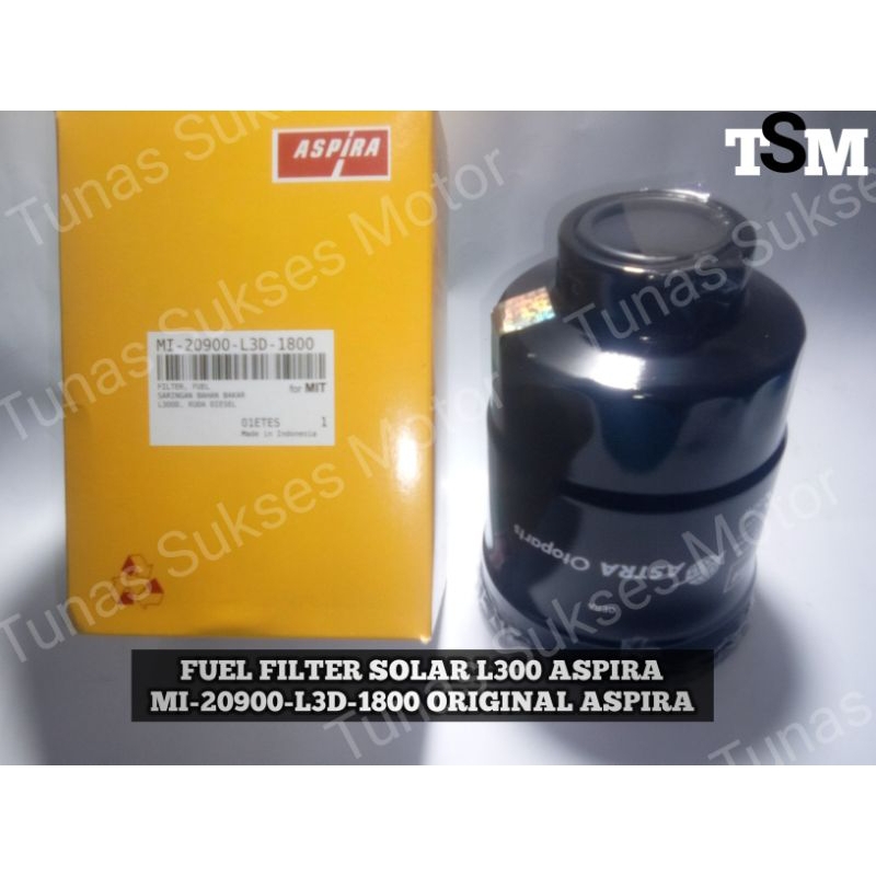 Jual FUEL FILTER SOLAR L300 DIESEL ASPIRA MI-20900-L3D-1800 ORIGINAL ...