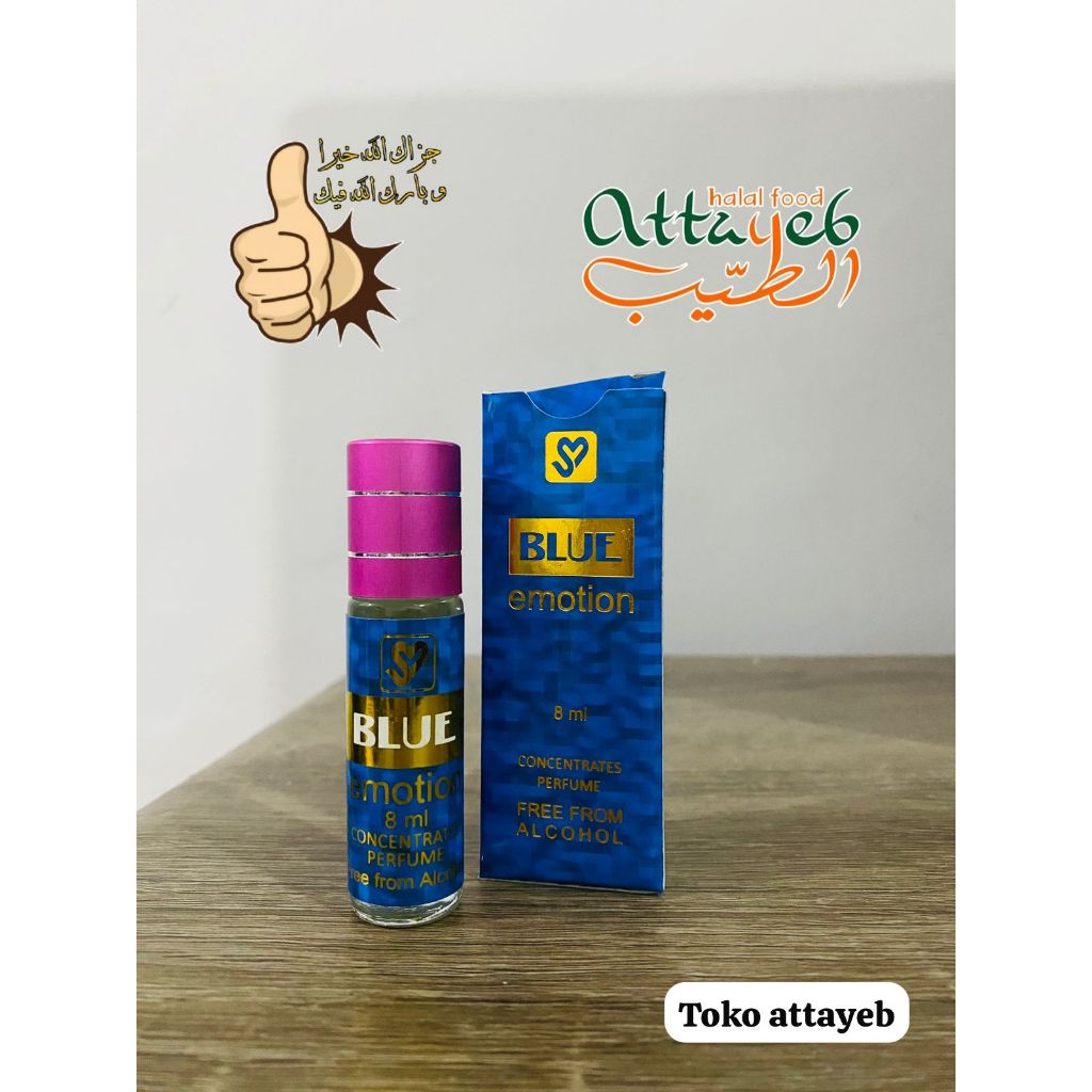 Jual Perfum Blue Emotion 6ml Original Roll On Unisex Non Alkohol ...