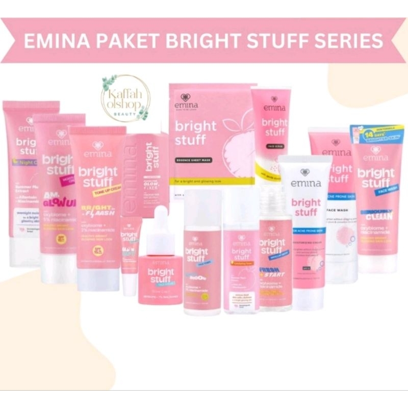 Jual Emina Bright Stuff Series Paket | Shopee Indonesia