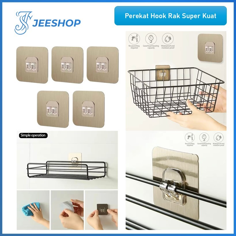 Jual Perekat Hook Rak Sudut Tempelan Dinding Rak Sudut Super Kuat ...