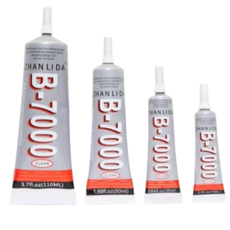 Jual Lem lcd touchscreen hitam & bening T-7000 B-7000 lem serbaguna | Shopee Indonesia