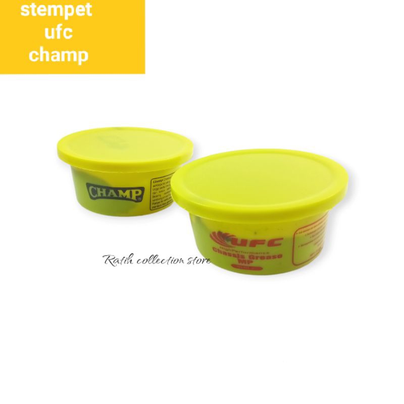 Jual Stempet stemplet grease gemuk Champ Ufc | Shopee Indonesia