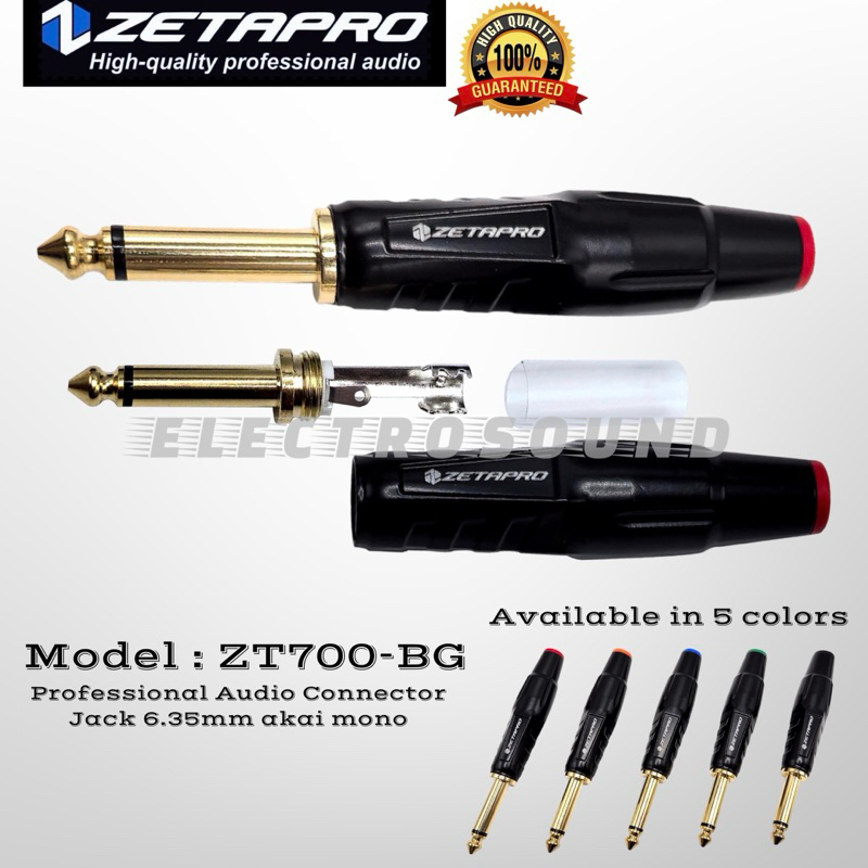 Jual JACK AKAI MONO 6.5MM 6.5 MM GOLD PLATED LAPIS EMAS ZETAPRO ZT700-BG ORIGINAL | Shopee Indonesia