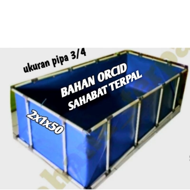 Jual kolam ikan sama rangka bahan orcid semiy karet | Shopee Indonesia