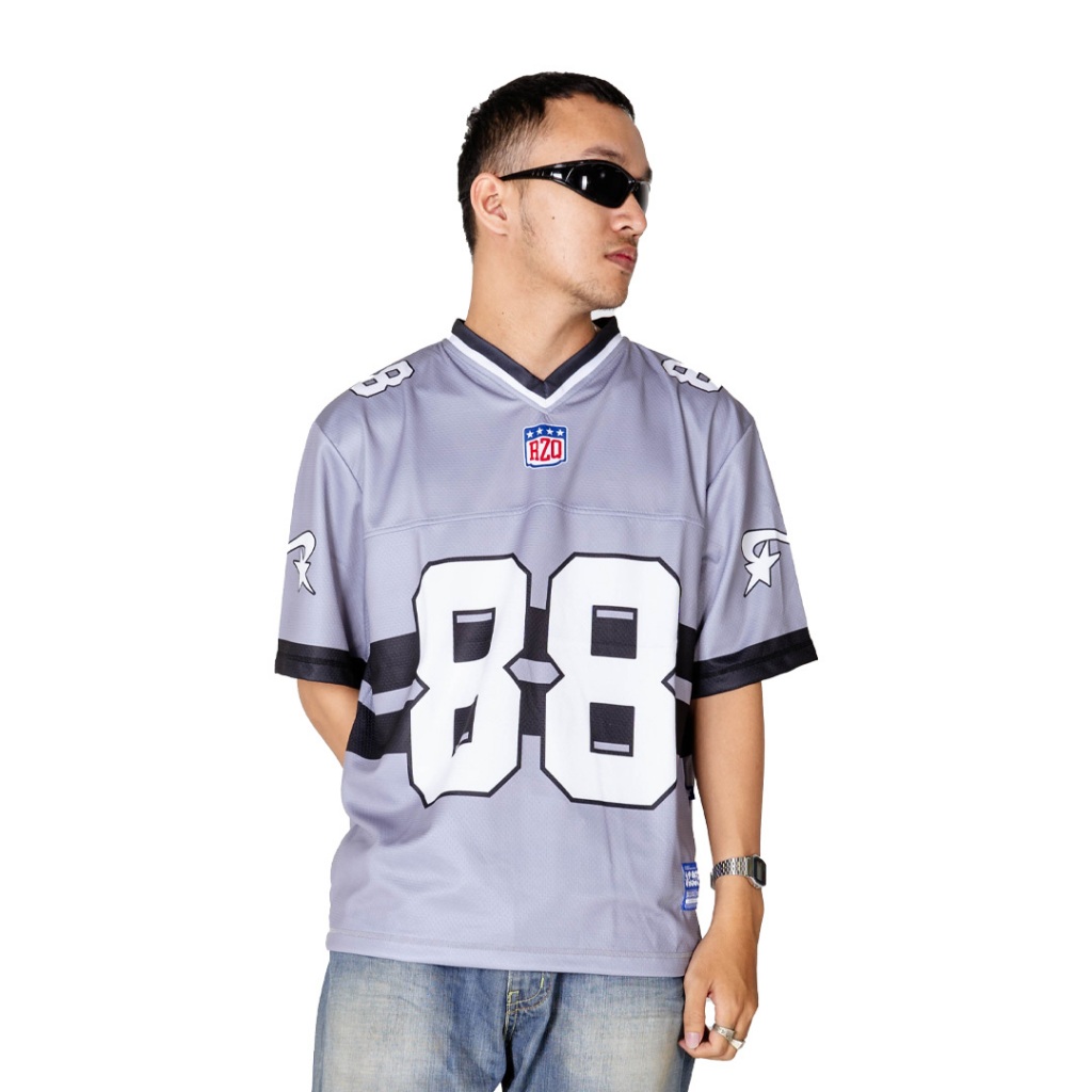 Jual RZQ / 88 / Number Series / Jersey / Streetwear / Oversize / Music ...