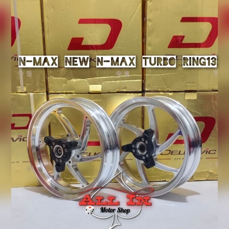 Jual VELG DELKEVIC NMAX NEW/NMAX OLD/AEROX 155 OLD/NEW/NMAX TURBO/NMAX ...