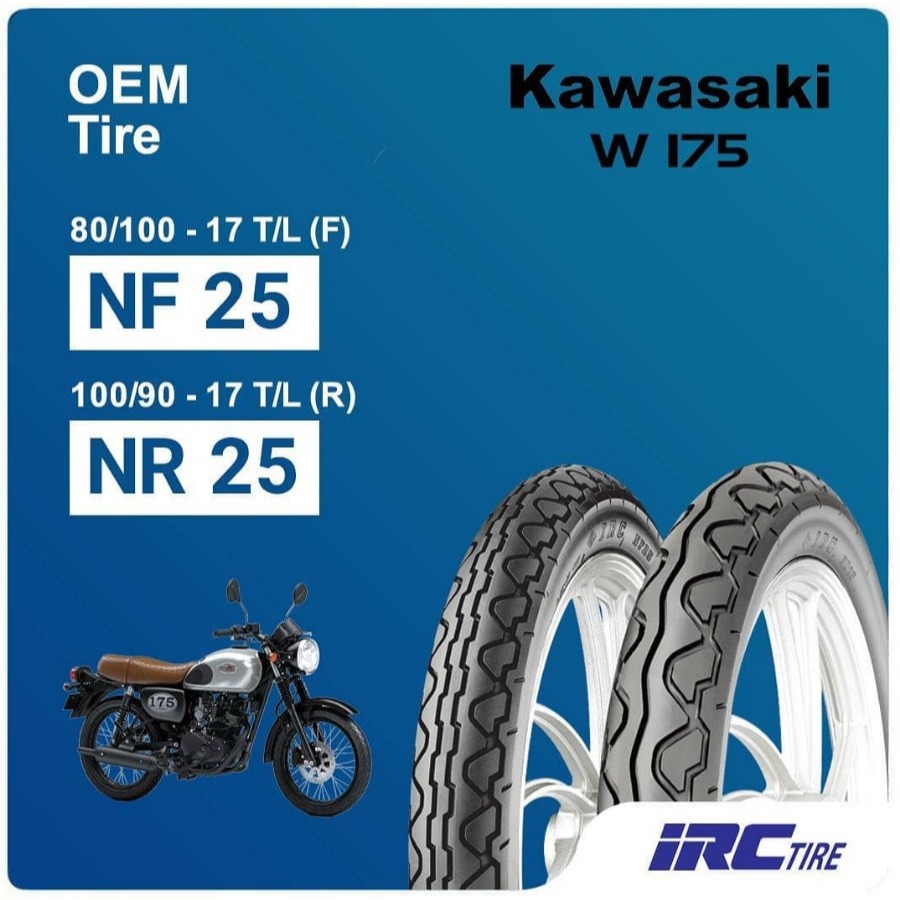 Jual (BAYAR DITEMPAT) 1SET BAN IRC 80/100-17 NF25 DAN 100/90-17 NR25 ...