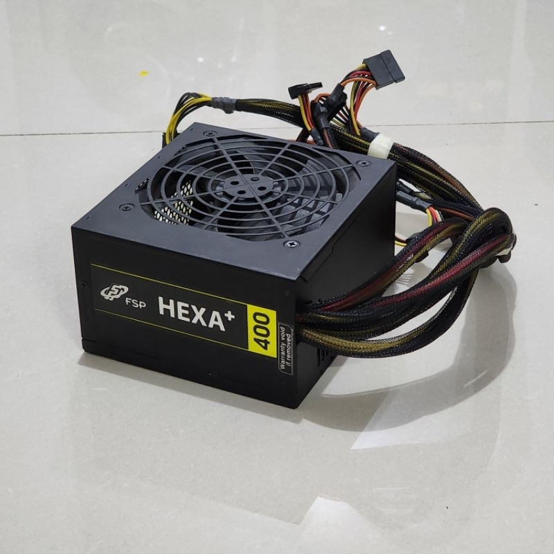 Jual PSU FSP 400W Hexa+ power supply PURE POWER PSU 400 WATT MURNI PCIE ...