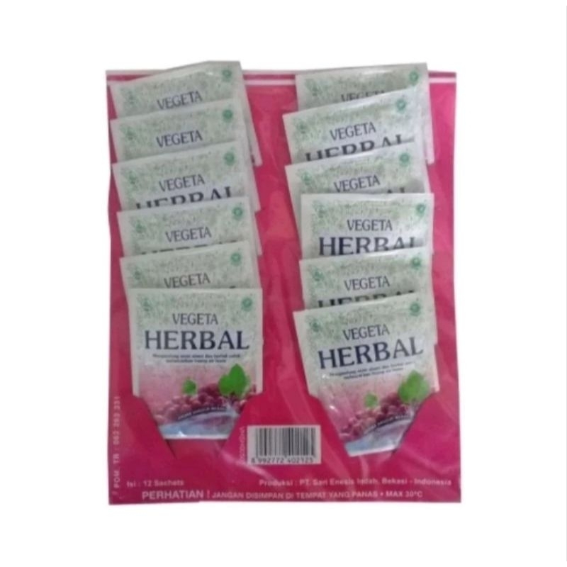 Jual VEGETA HERBAL ISI 12 SACHET | Shopee Indonesia
