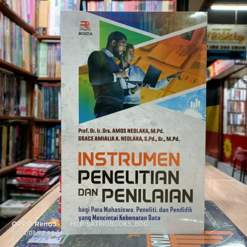 Jual BUKU INSTRUMEN PENELITIAN DAN PENILAIAN. Prof. Dr. AMOS NEOLAKA. ORIGINAL. | Shopee Indonesia