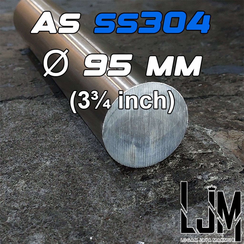 Jual 95 As Stainless ss304 diameter 3 3/4 inch atau 95 mm Harga panjang ...
