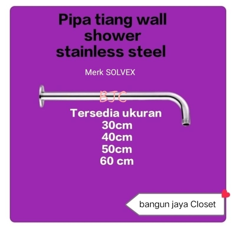 Jual Pipa penghubung shower tangkai wall shower tanam dinding atas ...