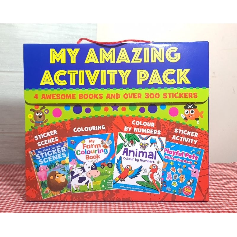 Jual Buku Anak Import My Amazing Activity Pack with 4 books and over ...