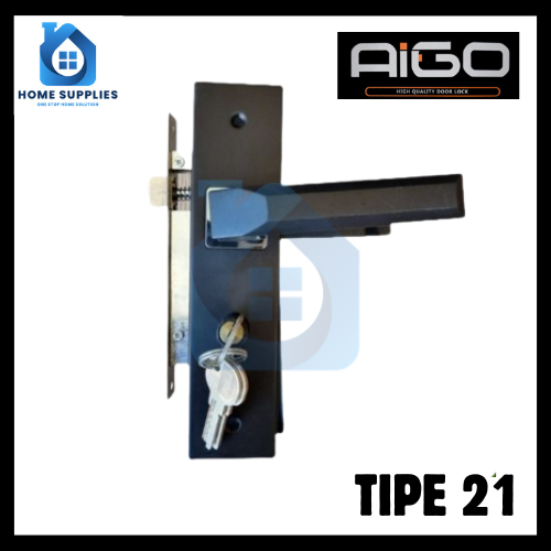 Jual Handle Pintu Set 20 cm Black Series - Aigo Tipe 21 | Shopee Indonesia