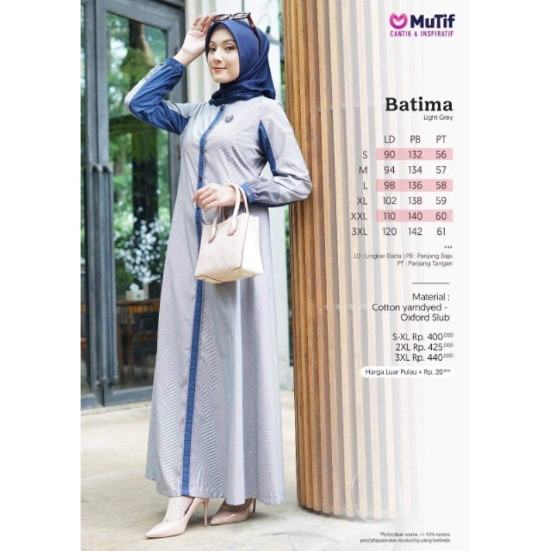 Jual BATIMA LIGHT GREY BY MUTIF | Shopee Indonesia