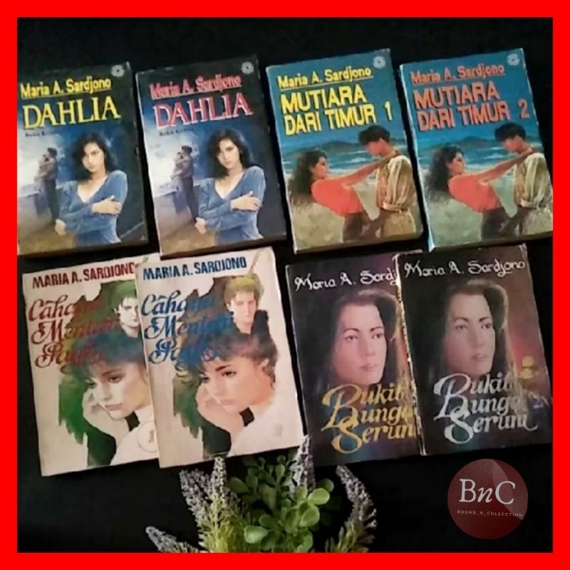 Jual Novel maria a sardjono seri buku 1 dan 2 tamat prelove | Shopee ...