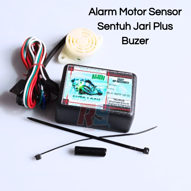 Jual Alarm Motor Sensor Sentuh Jari Plus Buzer | Shopee Indonesia