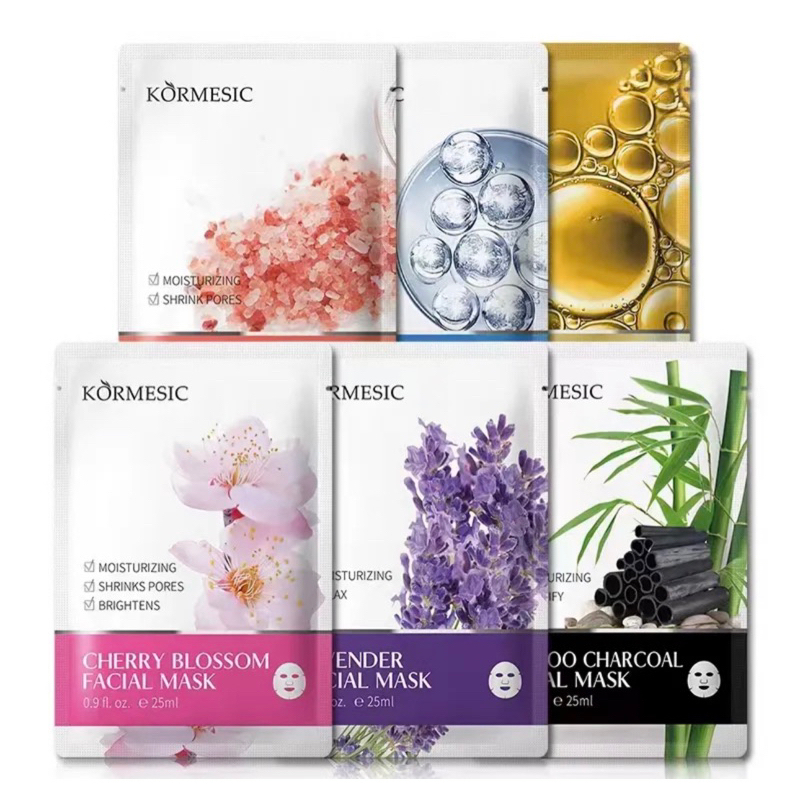 Jual KORMESIC FACIAL SHEET MASK 1 KG ISI 40 PCS | Shopee Indonesia