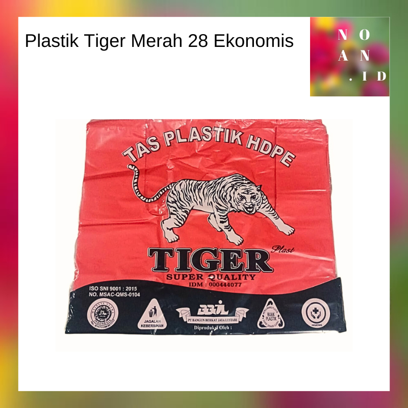 Jual PLASTIK TIGER UK 28 LOGO PUTIH | Shopee Indonesia