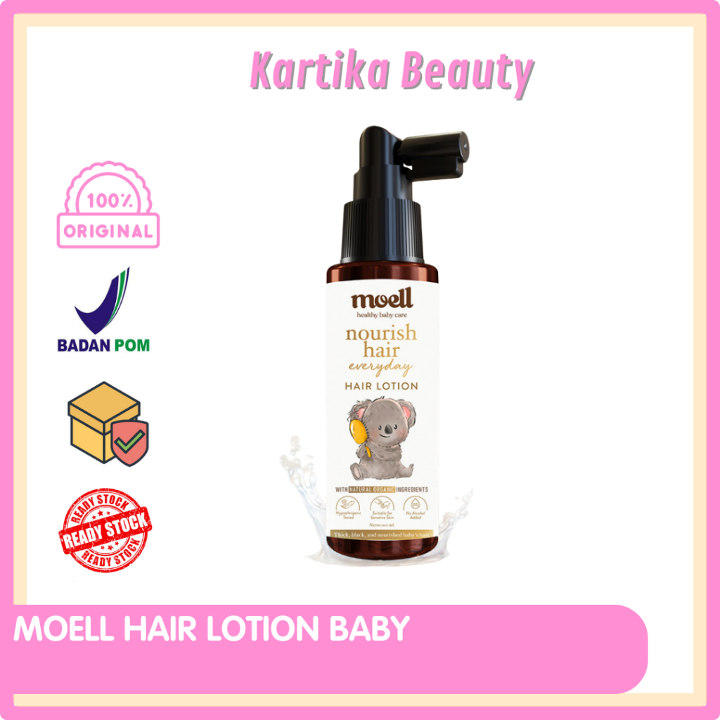 Jual MOELL HAIR LOTION BABY 100ML - MOEL HAIR LOSYEN BAYI RAMBUT LEBAT ...