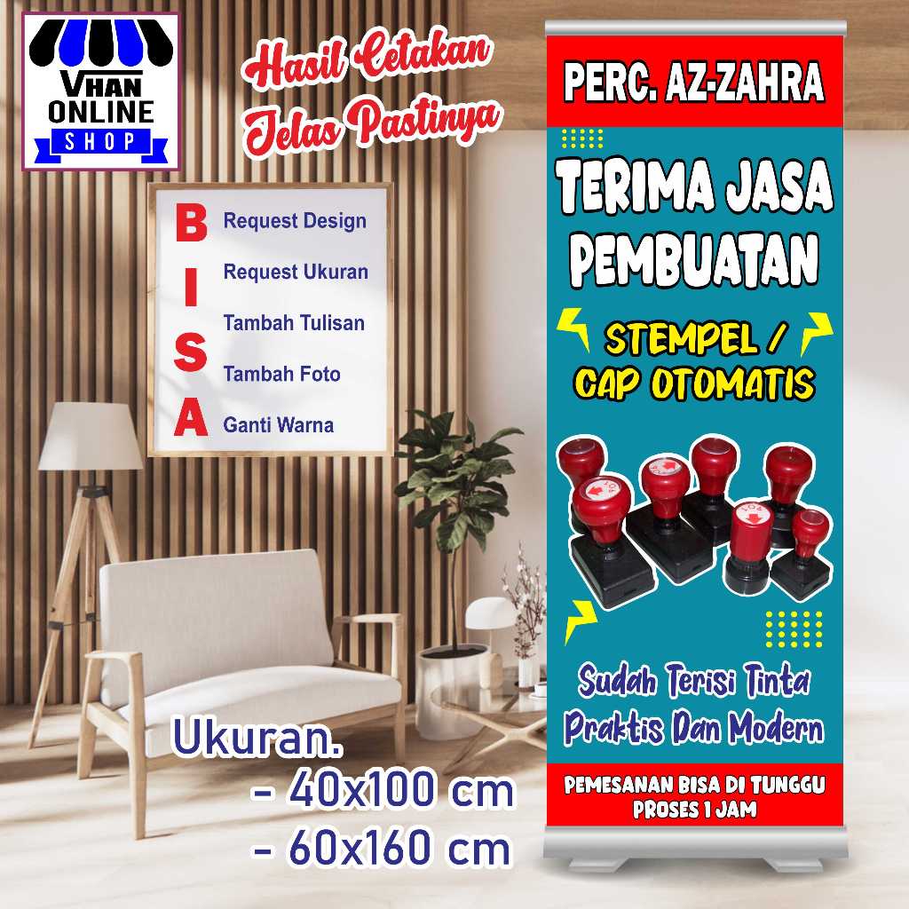 Jual Custom banner Spanduk MMT Spanduk Pembuatan Stempel Bagus Murah ...