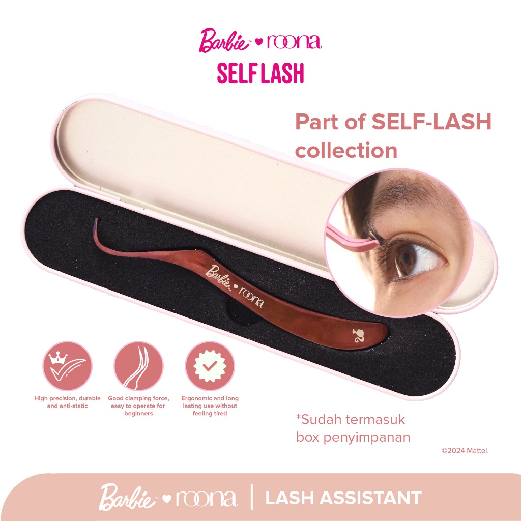Jual Barbie x ROONA - Lash Assistant. Tweezer Aplikator Eyelash ...
