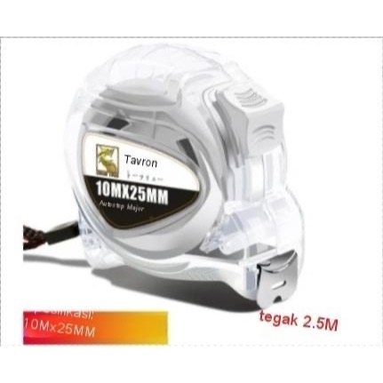 Jual Meteran Pengukur Anti Karat Tahan Banting Stainless Steel Transparan Rol Murah | Shopee ...