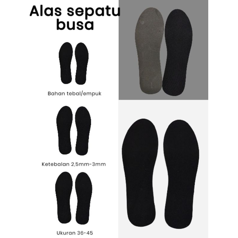 Jual insol sepatu/alas sepatu tebal empuk anti bau pria dan ...