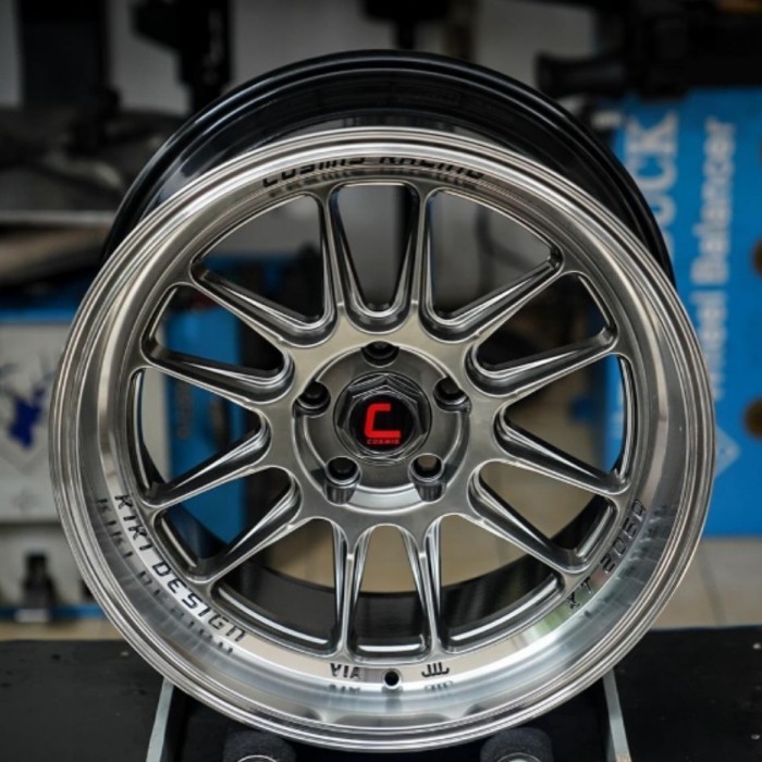 Jual velg racing mobil 18 COSMIS XT LEBAR 9,5 R18 reborn Venturer Zenix ...