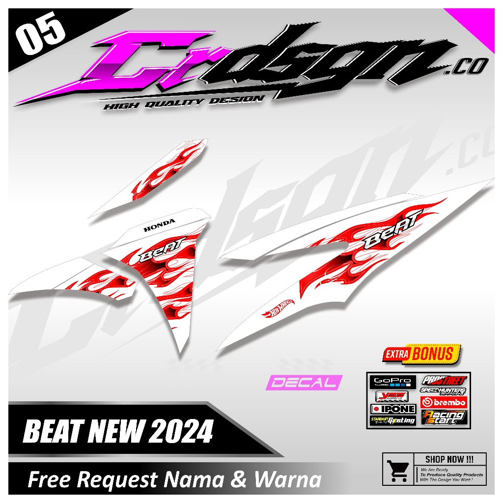 Jual STRIPING BEAT DELUXE/STREET GEN 2 2024, STICKER STRIPING BEAT NEW ...