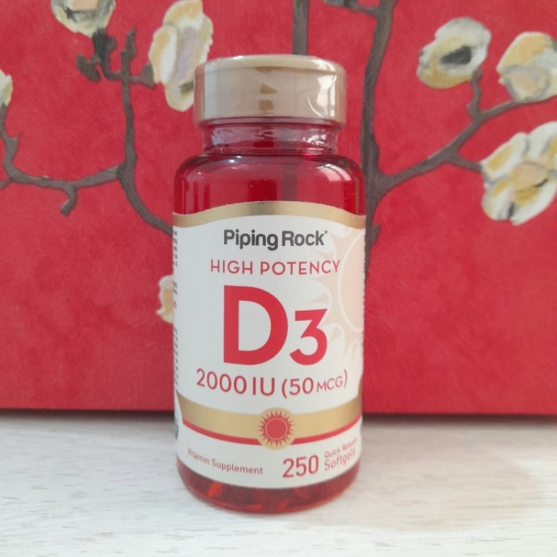 Jual Piping Rock D3 50MGC (2000IU) 250 Softgels | Shopee Indonesia