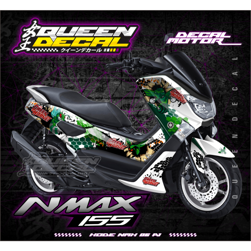 Jual Stiker Decal Full Body Desain Motif Custom The Green Hornet ...
