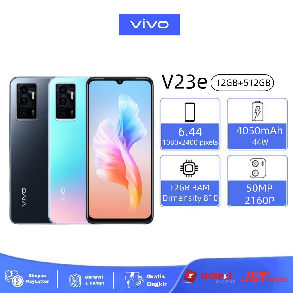 Jual HP Murah VIVO V23E 5G RAM 12GB/512GB Handphone Smartphone Android ...