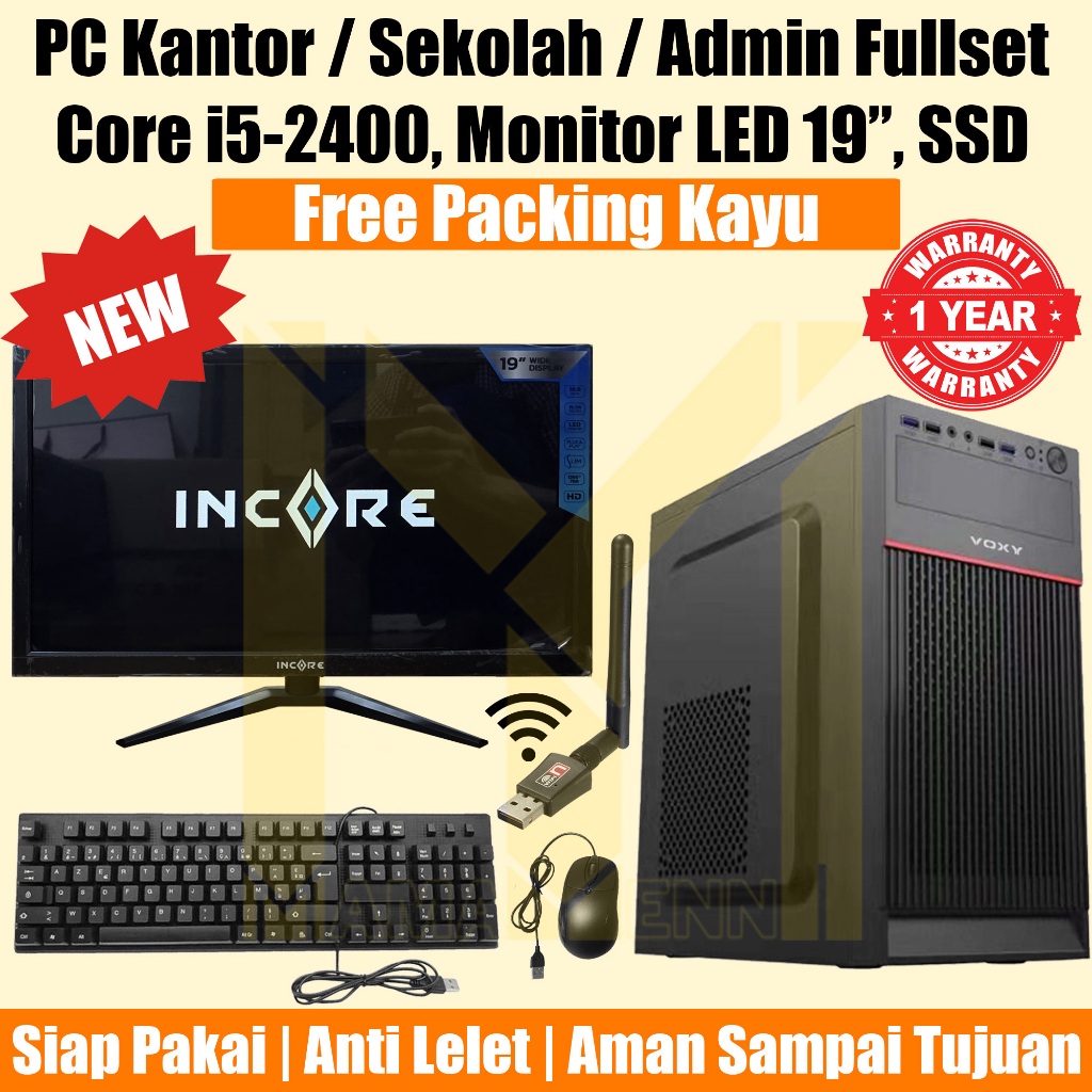 Jual [Baru/New] PC Core i5 Fullset RAM 16 GB SSD HDD/Paket Komputer/CPU ...